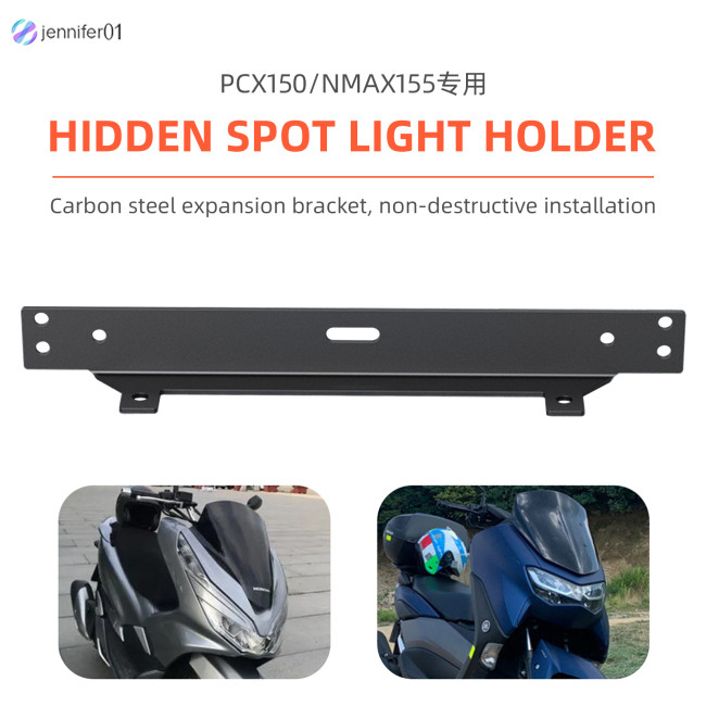 Jen รถจักรยานยนต์ LED Spotlight Bracket ขับรถหมอกโคมไฟไฟเลี้ยว Light ...