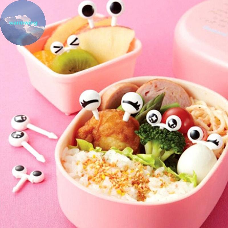 Warmwing ส้อมผลไม้มินิการ์ตูนเด็กขนมเค้กขนมเค้กอาหารผลไม้ไม้จิ้มฟันส้อม TH | Shopee Thailand