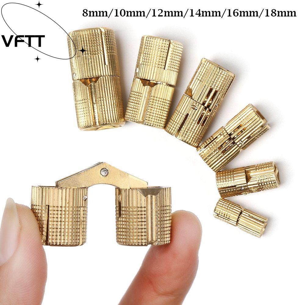 VFTT 1ชิ้นบานพับเฟอร์นิเจอร์กล่องของขวัญที่มองไม่เห็นตู้ลิ้นชักซ่อน ...