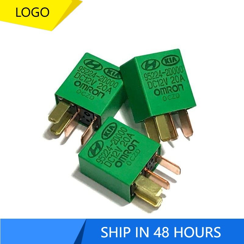 100% Original Omron 95224-2D000 ยานยนต์พัดลม Micro Relay DC12V 20A 4 ...