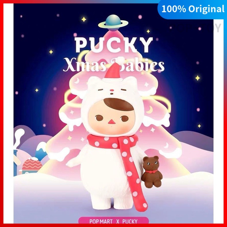 POPMART PUCKY Christmas Baby Series Out of Print POP MART Official [100 ...