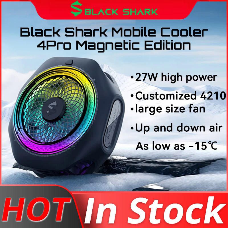 Original Black Shark Magnetic Cooler 4Pro Cooler 4 Cooling Fan Cooler ...