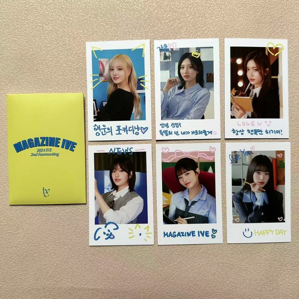 Kpop IVE 2024 2nd Fanmeeting MAGAZINE Photocard | Shopee Thailand