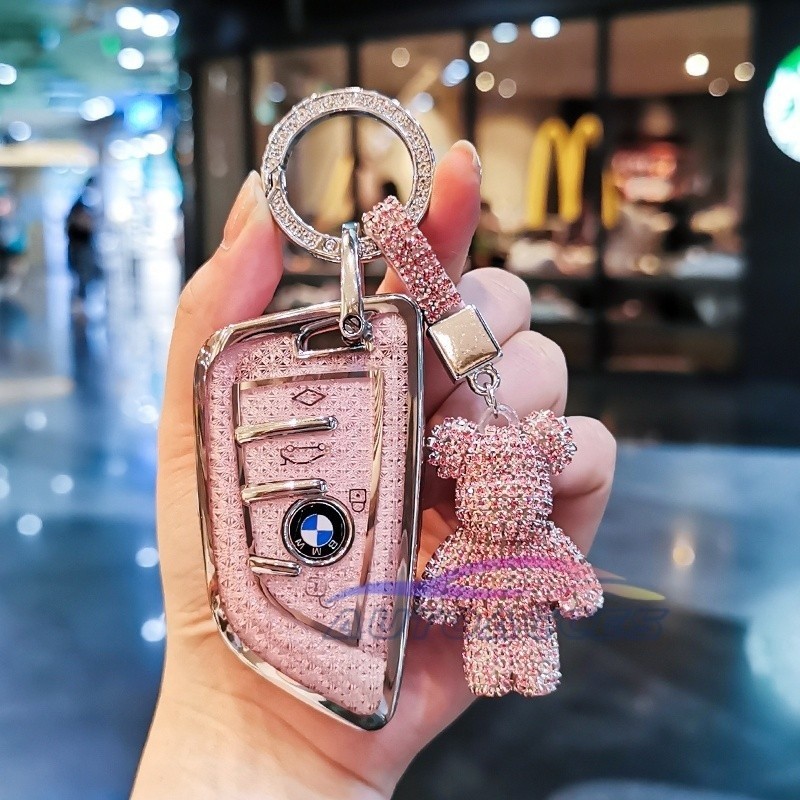TPU รถ Key FOB ปกกล่องกุญแจสำหรับ BMW 2020-2022 G20 G30 X1 X3 X4 I4 45e ...