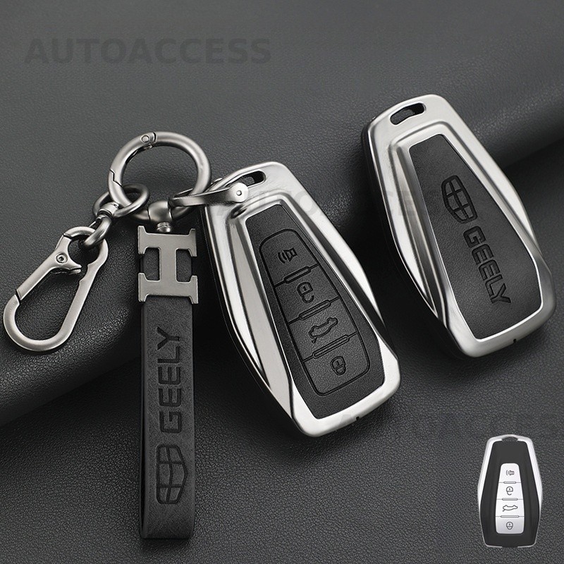 กุญแจรถระยะไกลที่ครอบคลุมกรณีสำหรับ Geely coolray SE Okavango EMGRAND ...