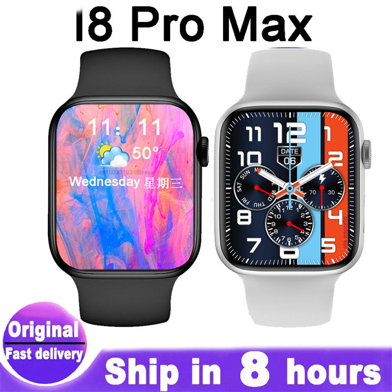 สมาร์ทวอท์ช i8 Pro Max BT Max ผู้ชายผู้หญิงกีฬานาฬิกา HD หน้าจอสัมผัส ...