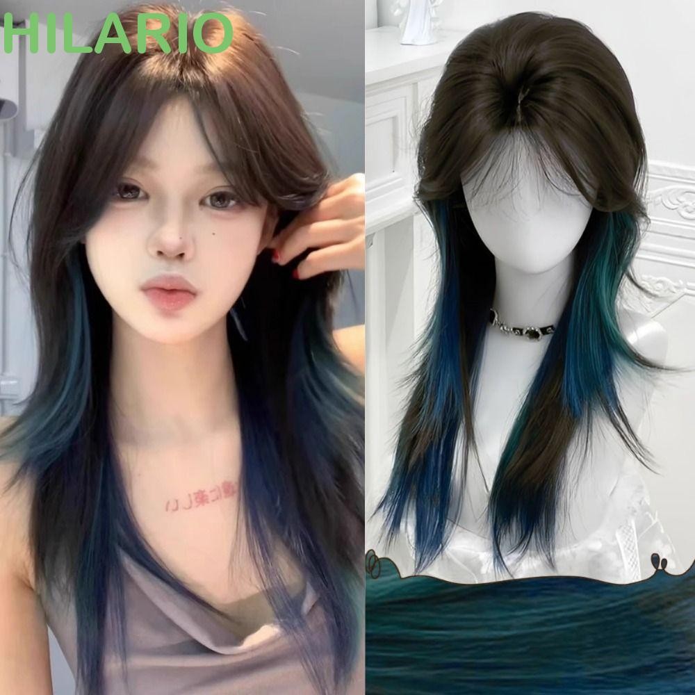 Hilario แมงกะพรุน Mullet Head Cos วิกผม, อะนิเมะสังเคราะห์ Pick Dyeing ...