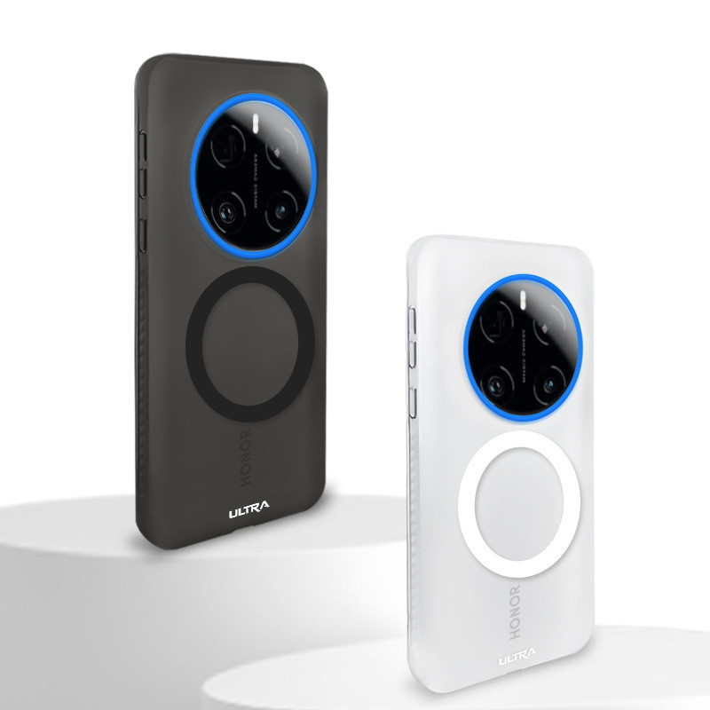 สําหรับ Honor Magic 7 Pro แม่เหล็กโทรศัพท์มือถือโปร่งใสสําหรับ Huawei ...