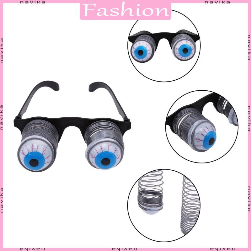 Nav Drooping Eyes แว่นตาฤดูใบไม้ผลิแว่นตาตลกพร้อม Dropping Eyeball ...