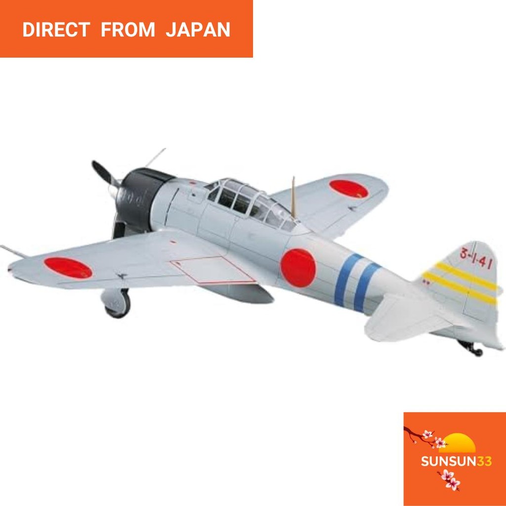 【Direct from Japan】Hasegawa 1/48 กองทัพเรือญี่ปุ่นมิตซูบิชิ A6M2A Zero ...