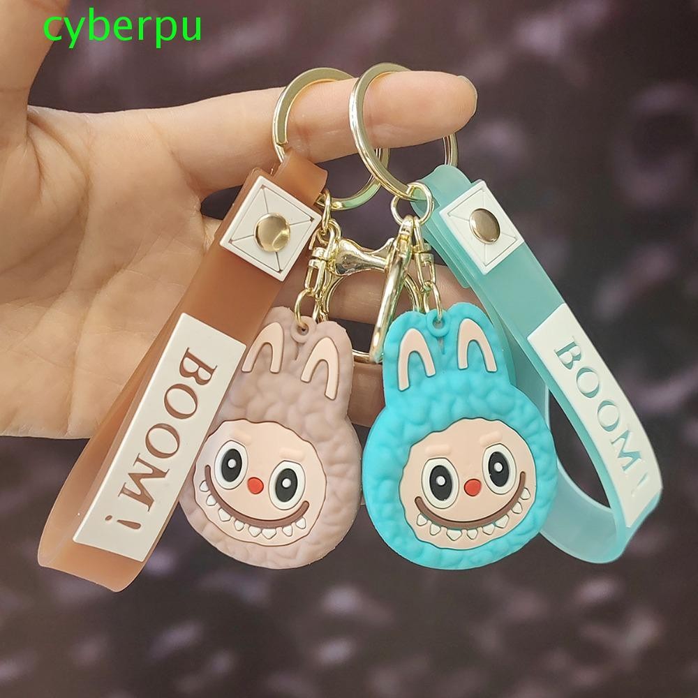 Cyberpulse Labubu พวงกุญแจตุ๊กตา,แกะ Anti-lost Labubu PVC จี้,พวงกุญแจ ...