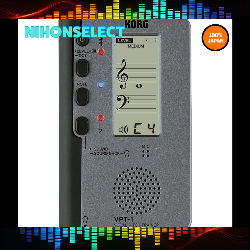 KORG VPT-1 Vocal Pitch Trainer - Voice Training/Vocal Lessons/Tuner ...