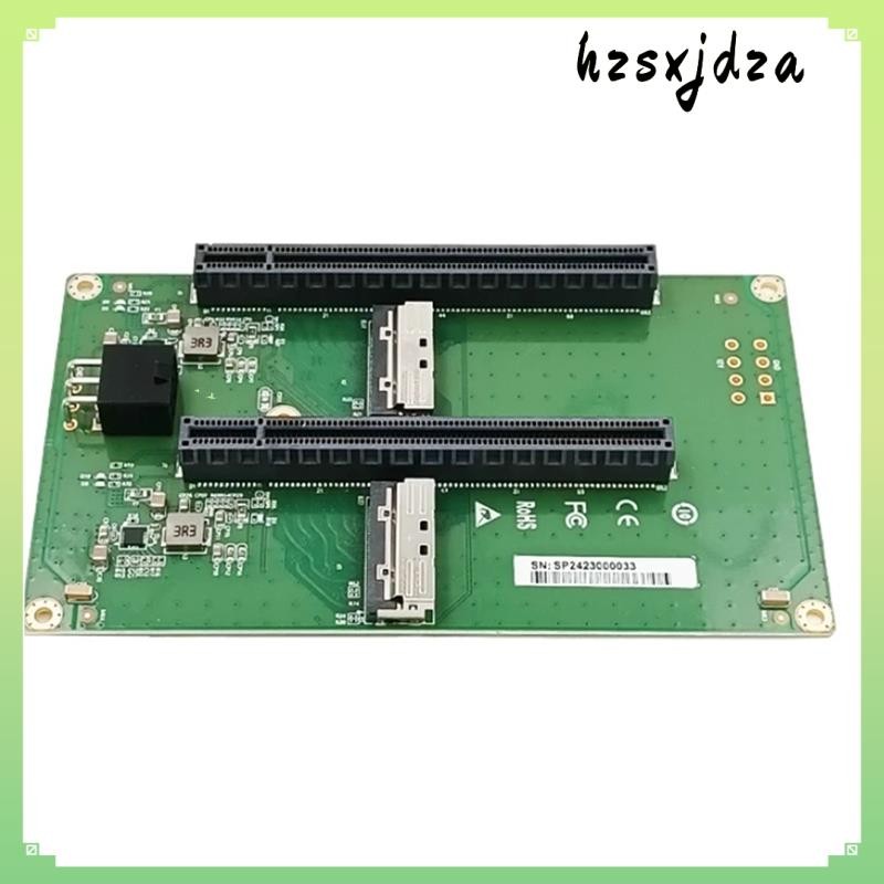Dual MCIO 8I to2x PCIe5.0 X16 สล็อต Riser การ์ด Dual MCIO 8I Riser ...