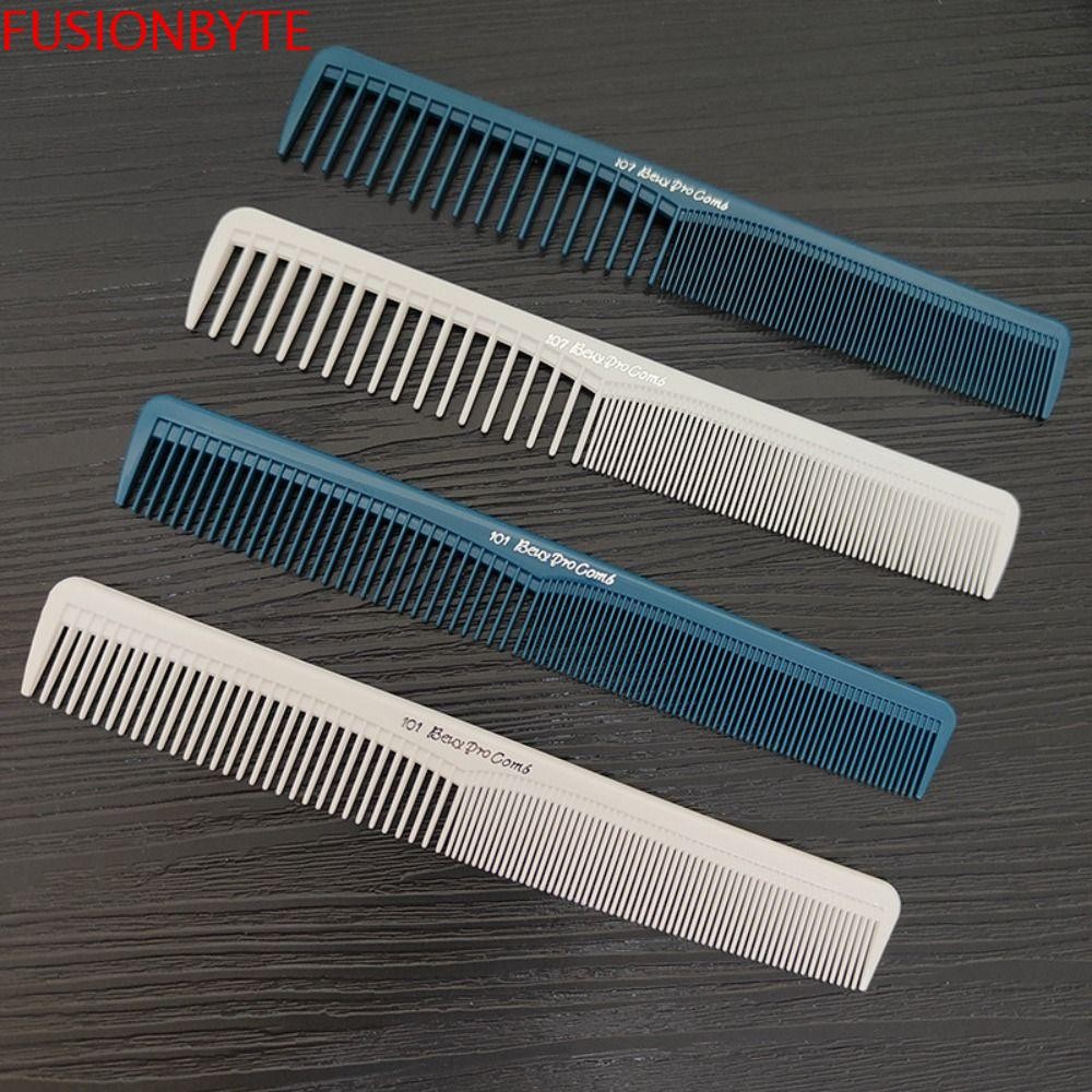 FUSIONBYTE Pro หวีทําผม, ป้องกันไฟฟ้าสถิตสีขาวตรงแปรงผม, เครื่องมือจัดแต่งทรงผม Anti-slip ...