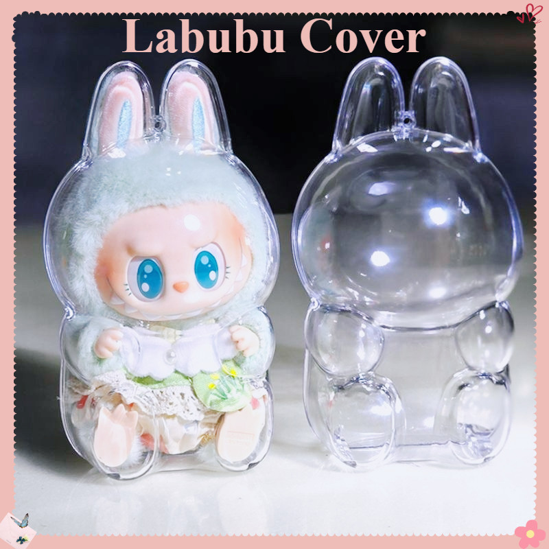 Labubu Cover Labubu กรณีอะคริลิคหนาโปร่งใส Labubu กรณี Labubu กระเป๋า ...