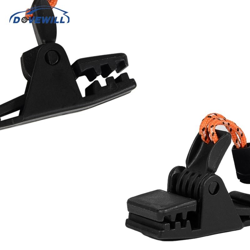 [Dovewill] 10 ชิ้น Tarp คลิป Heavy Duty โหลดแบริ่งเต็นท์ Fasteners ล็อค ...
