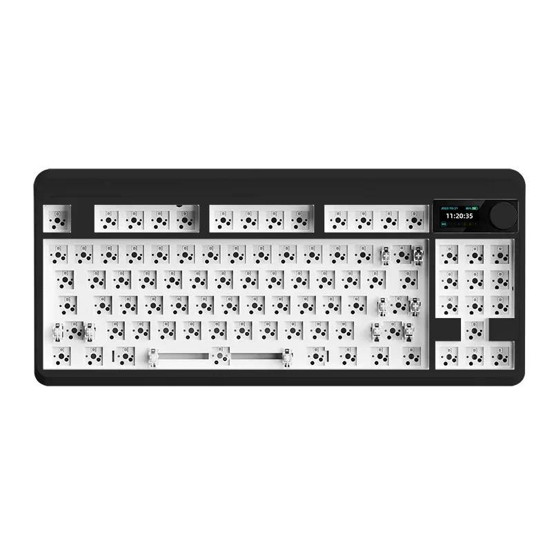 Mathew MK86 Pro 3 โหมดชุดคีย์บอร์ดแบบกลไกพร้อมหน้าจอแสดงผลและปุ่ม ...