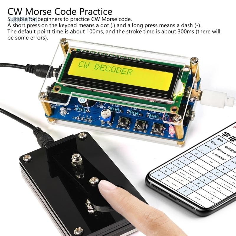 3C Hands On Morse Code Practice Transmitters Receiver Kit for Families ...