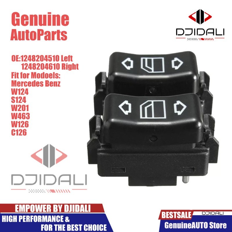 สวิตช์กระจกไฟฟ้าผู้โดยสารสําหรับ Mercedes Benz W124 S124 W201 W463 W126 ...