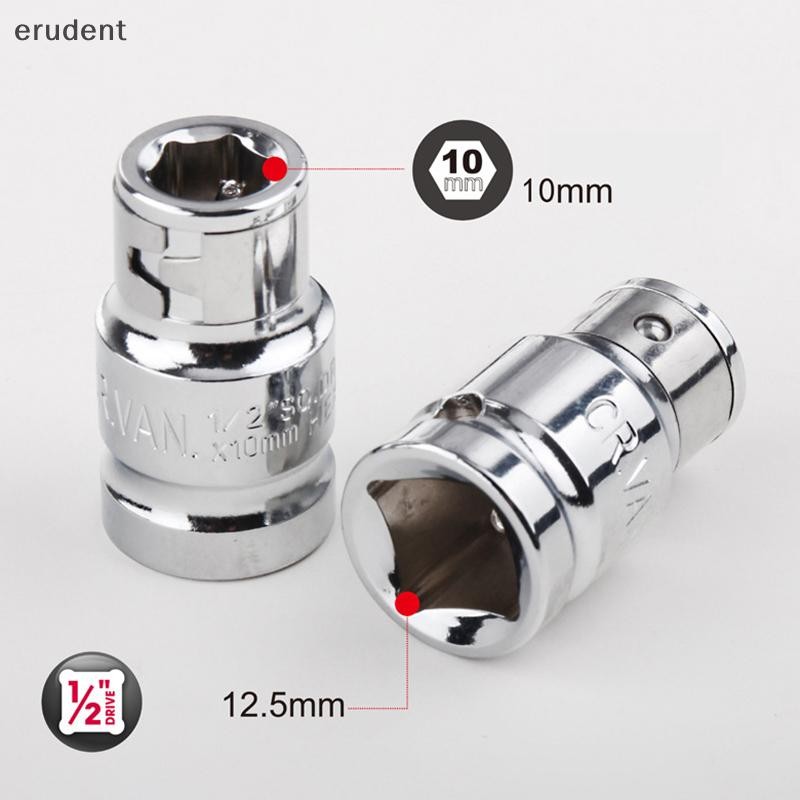 Erudent Ratchet Socket Adapter Universal Socket Hex Bit Holder ...