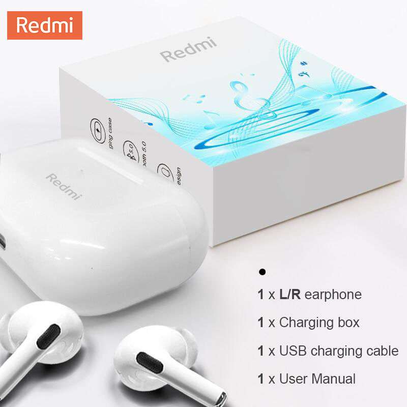 Redmi HIFI ชุดหูฟังบลูทูธหูฟังเพลงสําหรับ IPhone IOS Android หูฟังไร้ ...