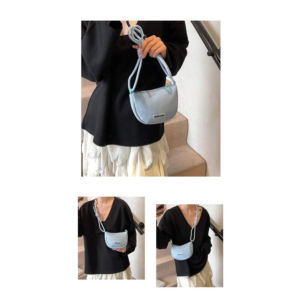 LYN Mini Sports Cross Body Small Bag Fashion Zipper Closed Shoulder Bag ...