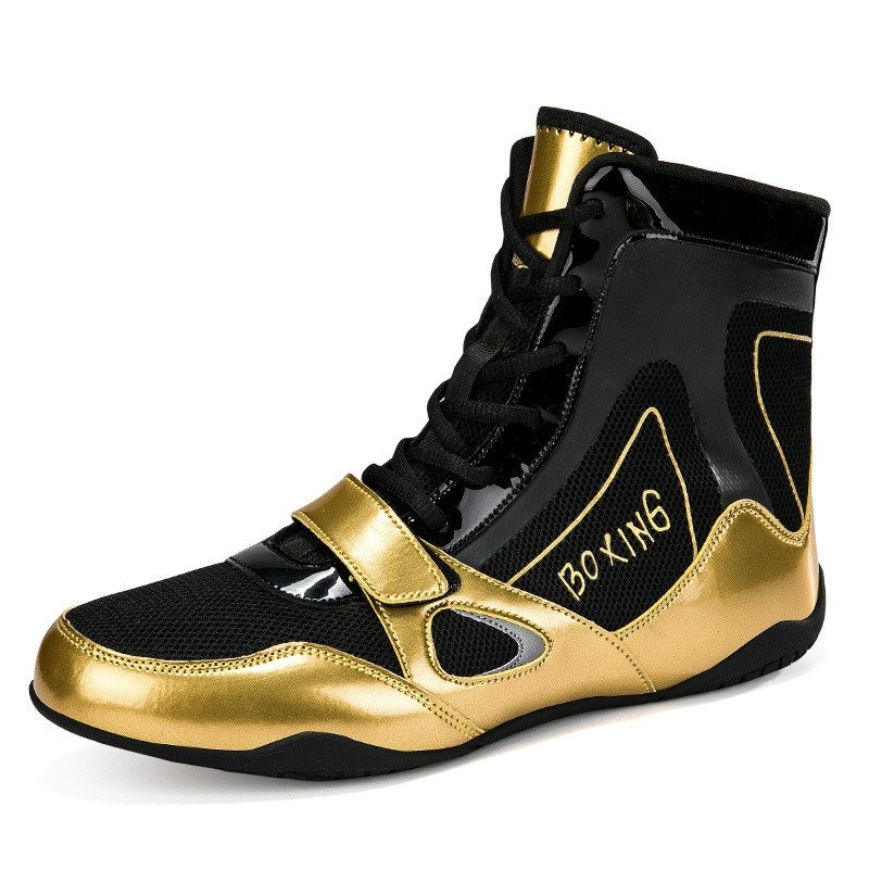 New Boxing Shoe Wrestling Shoes Competition Fighting Men's Sanda Shoes ...