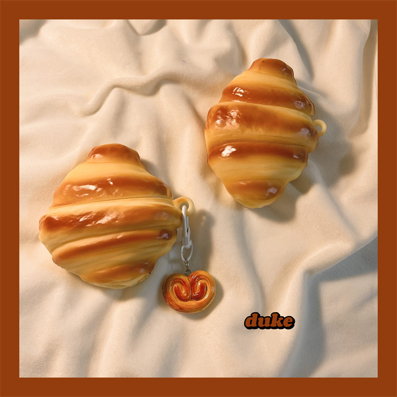 For Sony WF-1000XM5 Case Cute Bread Keychain Charm Pendant Sony WF ...