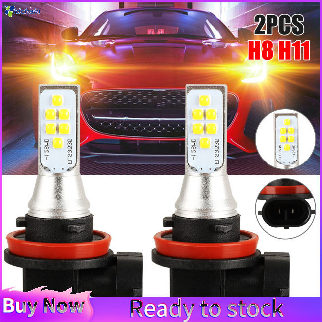 ลดราคา! 2 ชิ้น H11 H8 หลอดไฟ Led หมอกชุด 4500k สีเหลือง Super-Bright ...
