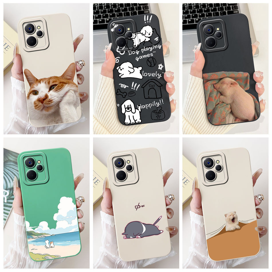 สําหรับrealme 9i 5G RMX3612 น่ารักสไตล์ตลกเคสซิลิโคนอ่อนนุ่มRealme9i 5G ...