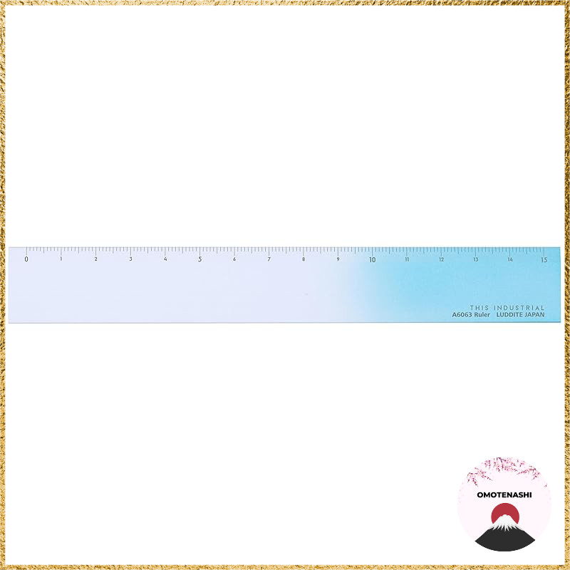 Ladite Industrial A6063 Ruler - Silver/Turquoise | Shopee Thailand