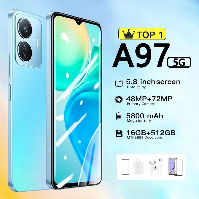 OPPO A97 (8GB+256GB) | 33W SuperVOOC Cellphone | 5000mAh Long-Lasting Battery Smartphone ...