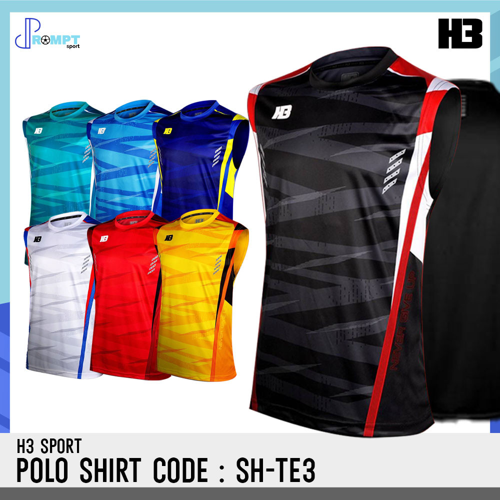 เสื้อกีฬาแขนกุดกล้าม เสื้อกีฬาเอชทรี H3 SPORT รหัส SH-TR3 ของแท้ 100% | Shopee Thailand