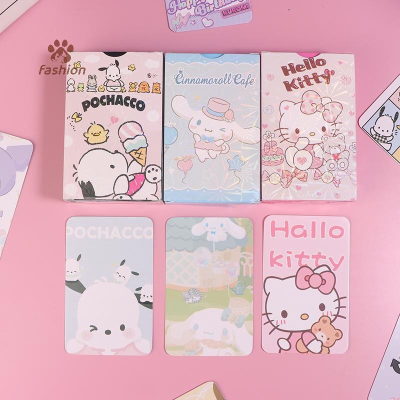 [แฟชั่น] 92 ชิ้น/เซ็ต Hello Kitty Collection Card Sanrio Laser Lomo ...