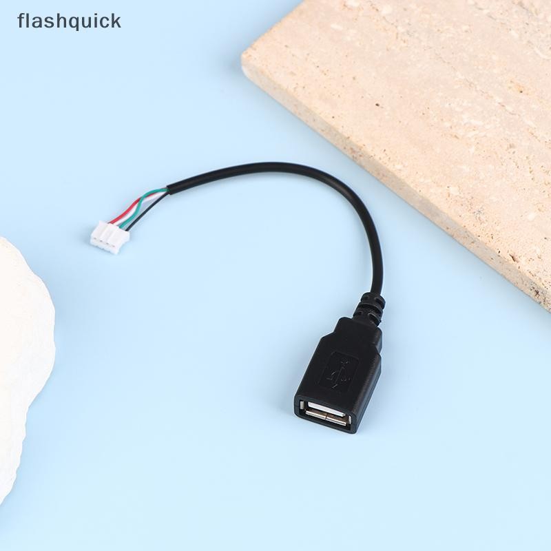 Flashquick 1 PC USB ถึง 4P สาย 4P MX1.25 หญิง USB 2.0 เทอร์มินัลข้อมูลหญิง/ชายสาย USB ถึง 4 พิน ...