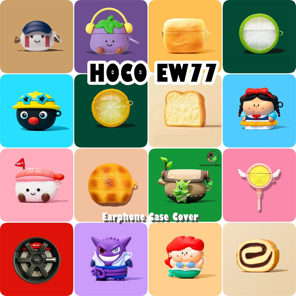 【Case Home】นําไปใช้กับ HOCO EW77 เคส Case เคสหูฟัง การ์ตูนนวัตกรรม ซิลิโคนนุ่ม เคส เคสหูฟัง NO.4 ...