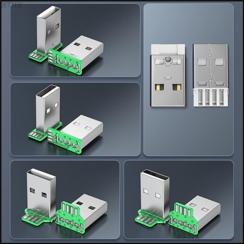 BETT USB 2 0 PCB Mount Connector Assortment USB 4Pin Type C 5Pin PCB ...