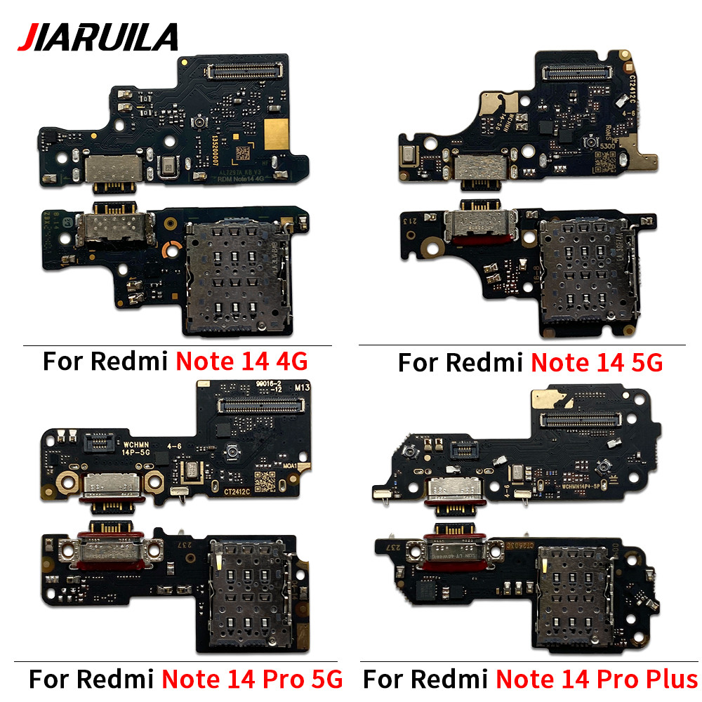 แพรตูดชาร์จ พร้อม IC สำหรับ Xiaomi redmi Note 14 Pro 4G 5g หมายเหตุ14 ...
