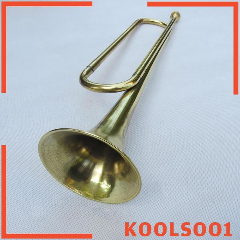 [Koolsoo1] C Flat Bugle ทองเหลือง Bugle ทรัมเป็ต Professional แบบพกพา ...