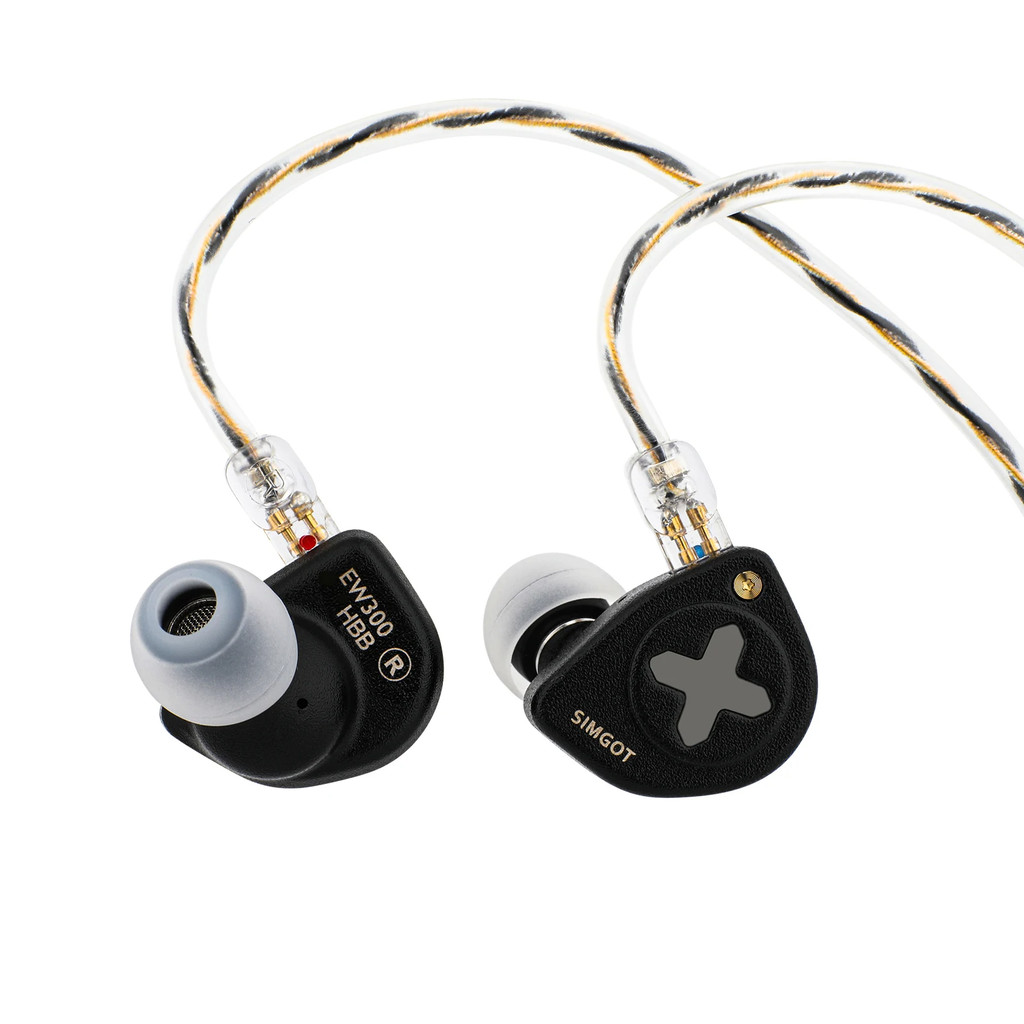Simgot HBB EW300 1DD+1Planar+1PZT Hybrid Driver In Ear Monitor หูฟังแบบ ...