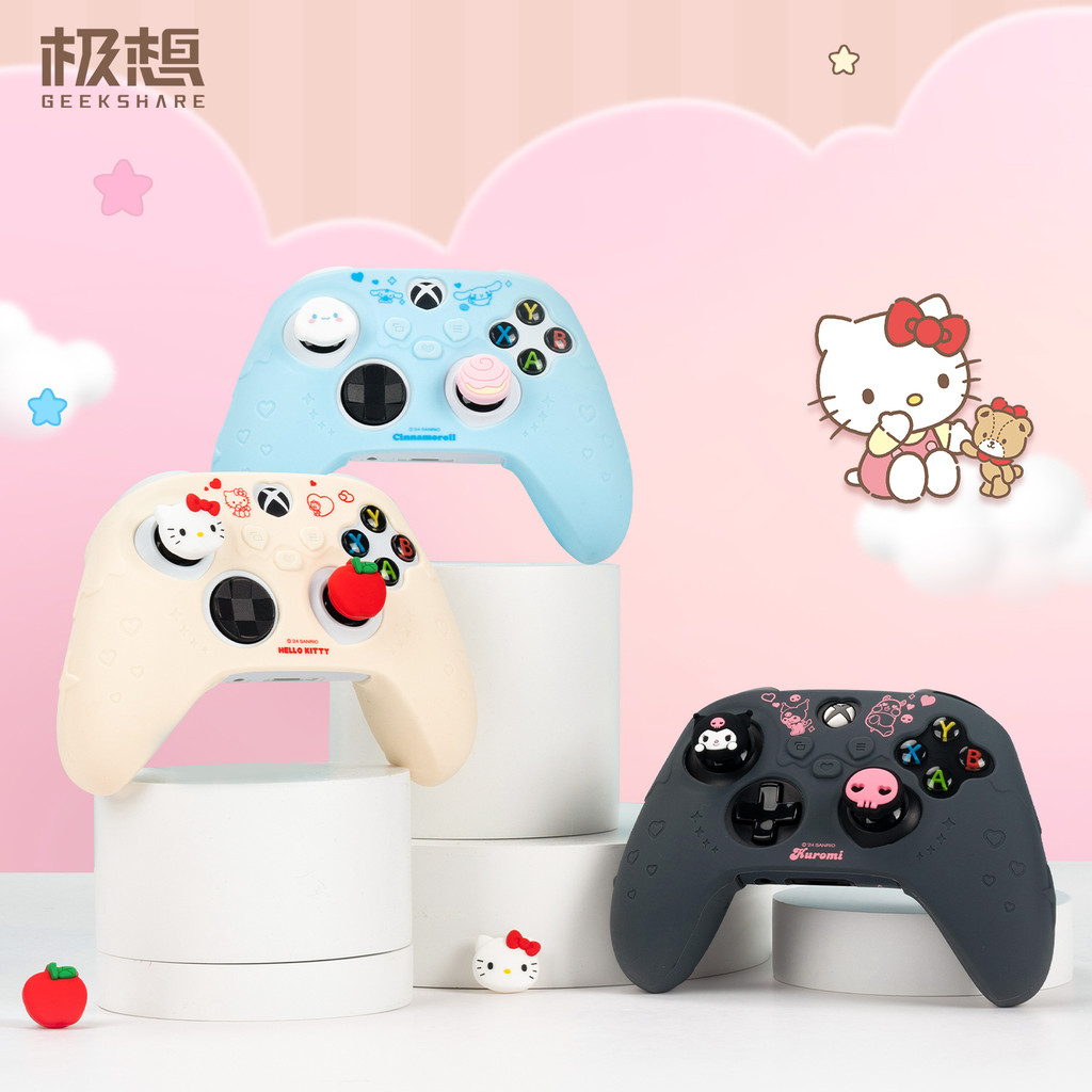 Geekshare Xbox Controller Case Sanrio HelloKitty เคสซิลิโคนธีมสําหรับ ...