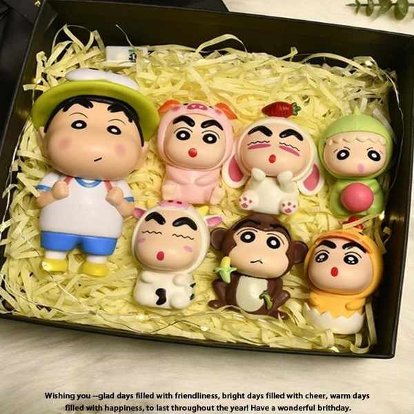 ตุ๊กตาชินจัง ชินจังโมเดล P POPMART POPMART Co-Branded Crayon Shin-Chan ...