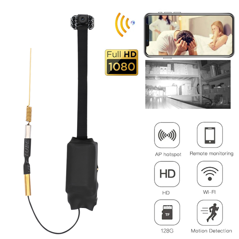 Hd 1080P DIY กล้อง WiFi IP Mini กล้อง Night Vision การตรวจจับการ ...