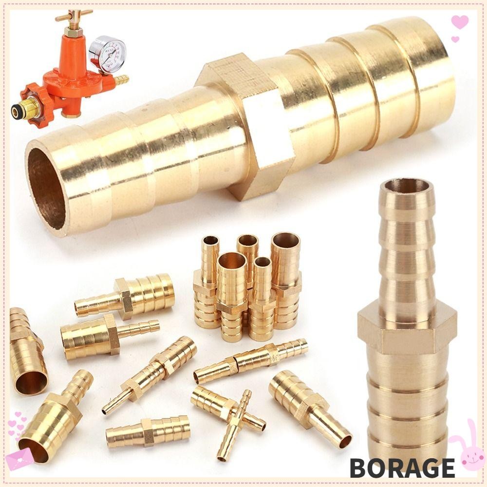 BORAG ท่อ Barb, ข้อต่อท่อ 2 ทางตรงท่อ, ข้อต่อทองเหลืองลด Barb Coupler ...