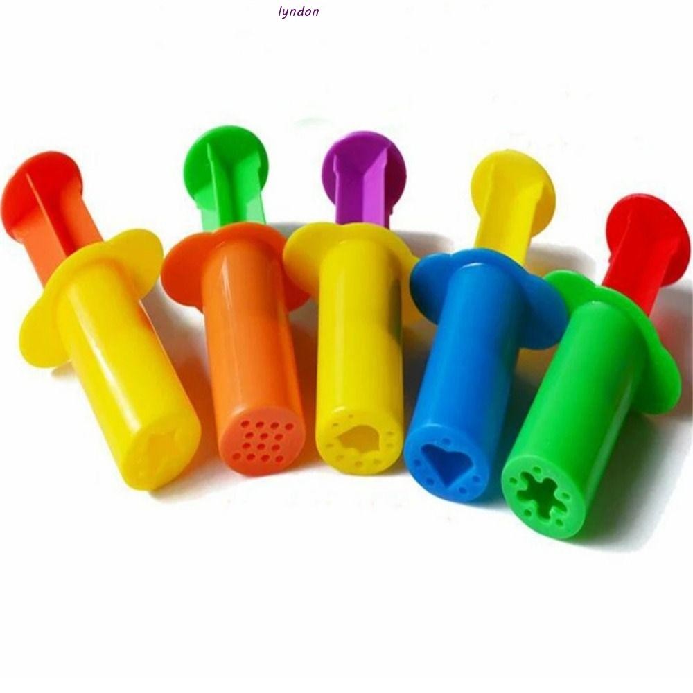 LYNDON Playdough Model Tool, ชุดเครื่องมือพลาสติก 3D Plasticine Tools ...