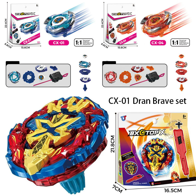 Beyblade X CX-01 Dran Brave ชุด Bey Blade Xeno Xcalibur 3-60GF CX-04 Battle Entry Beyblade X ...