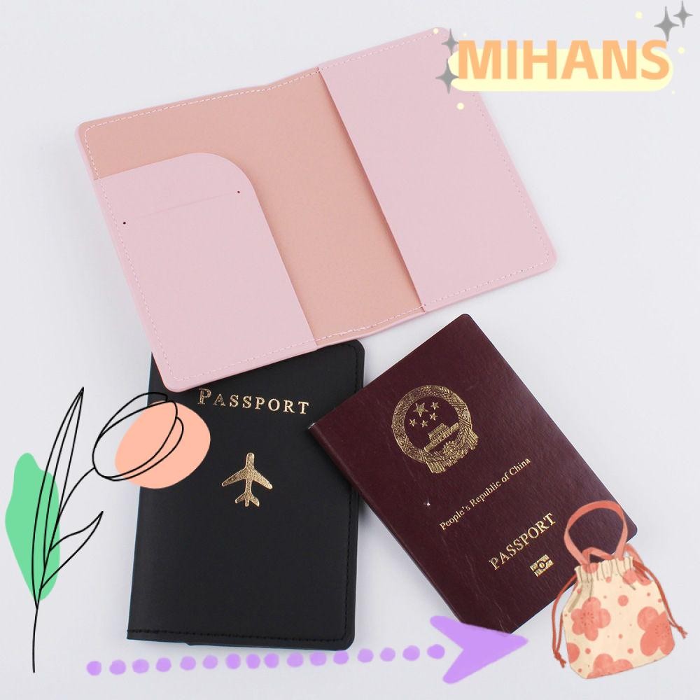 Mih Passport Holder กระเป๋าสตางค์ประณีต PU Leather Protector Cover | Shopee Thailand