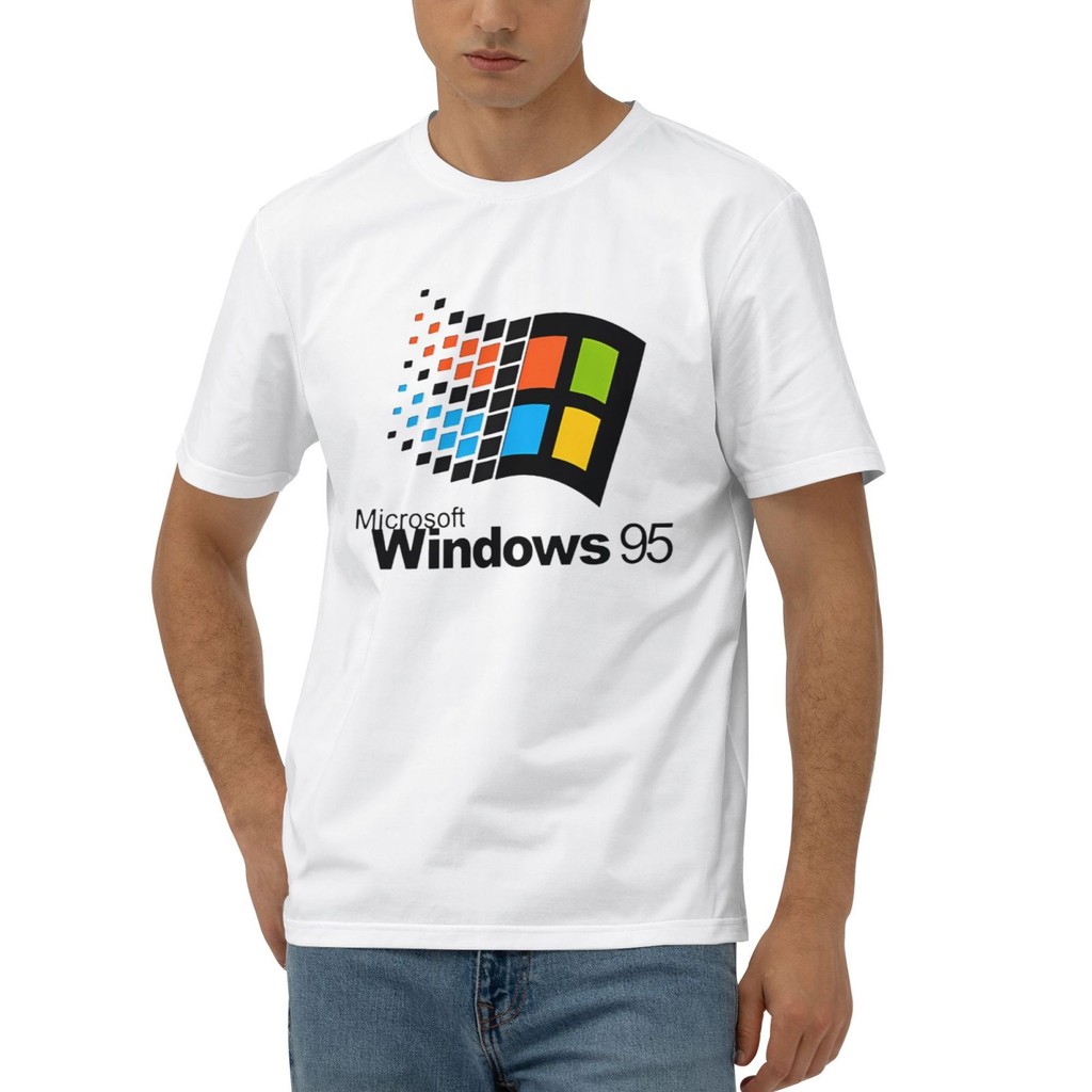 Windows 95 Vaporwave ของขวัญวันพ่อใหม่ล่าสุดสําหรับผู้ชายฤดูร้อน Tee ...