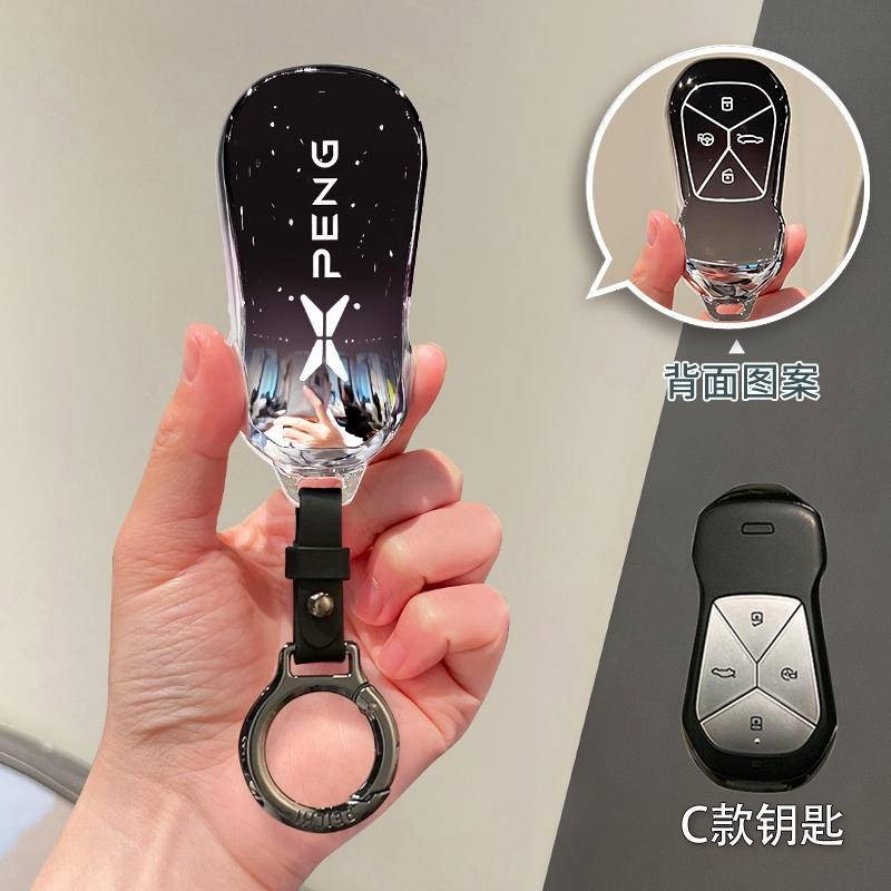 ที่ใส่กุญแจรีโมทรถยนต์ Xpeng G6 P7 G9 G3i X9 P5 Xiaopeng Motors G6 พวงกุญแจรถ. กระเป๋าใส่กุญแจรถ ...