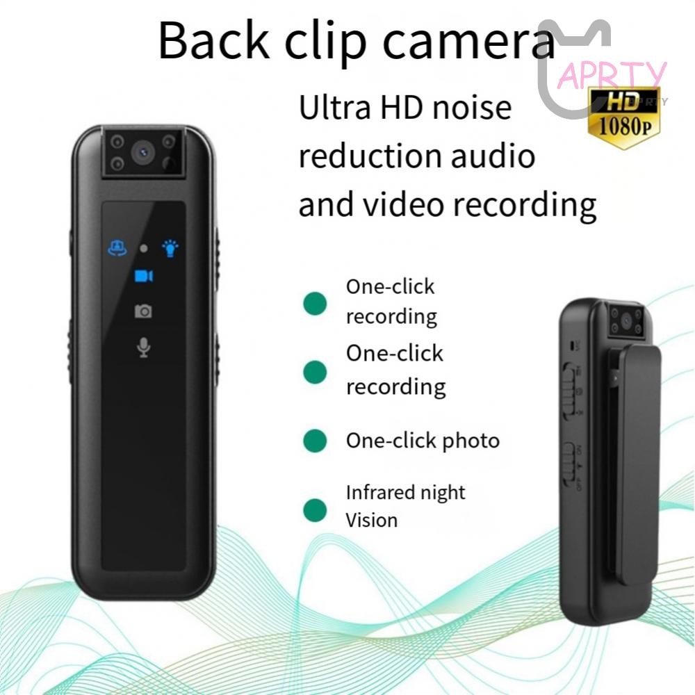 การออกแบบเพรียวบางตอบสนองการทํางาน 1080P Mini Motion Recorder พร้อมคลิป ...